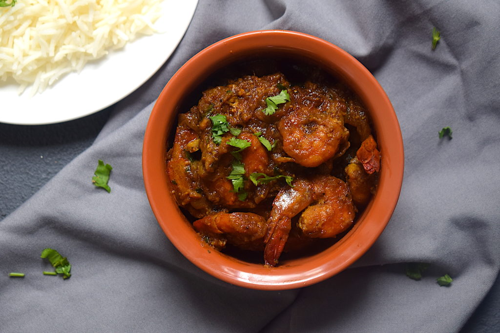 Slow Cooked Prawn Masala - Recipes for the regular homecook