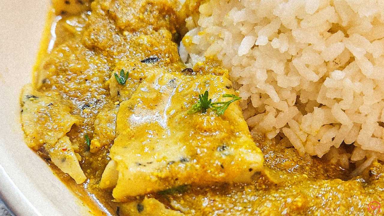 Dahi Papad Curry - Recipes for the regular homecook